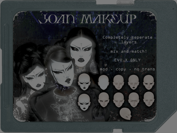Second Life Marketplace - PIXELBATH! JOAN MAKEUP